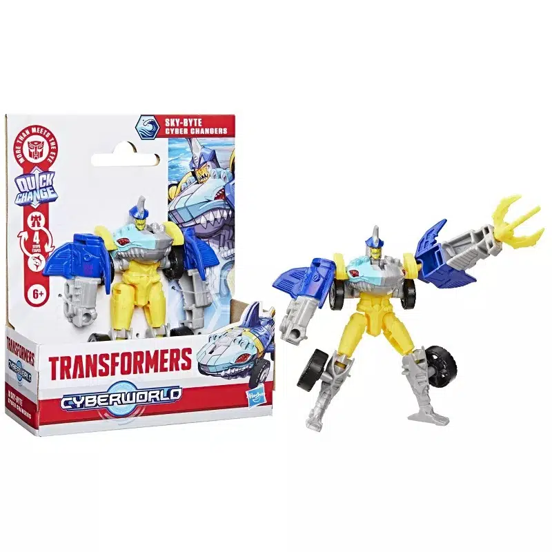 Transformers Cyberworld Sky-Byte Dönüşebilen Robot Figür 6+ Yaş