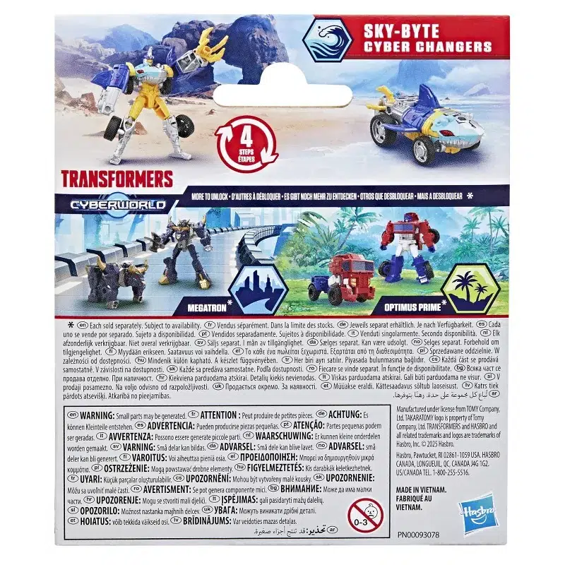 Transformers Cyberworld Sky-Byte Dönüşebilen Robot Figür 6+ Yaş